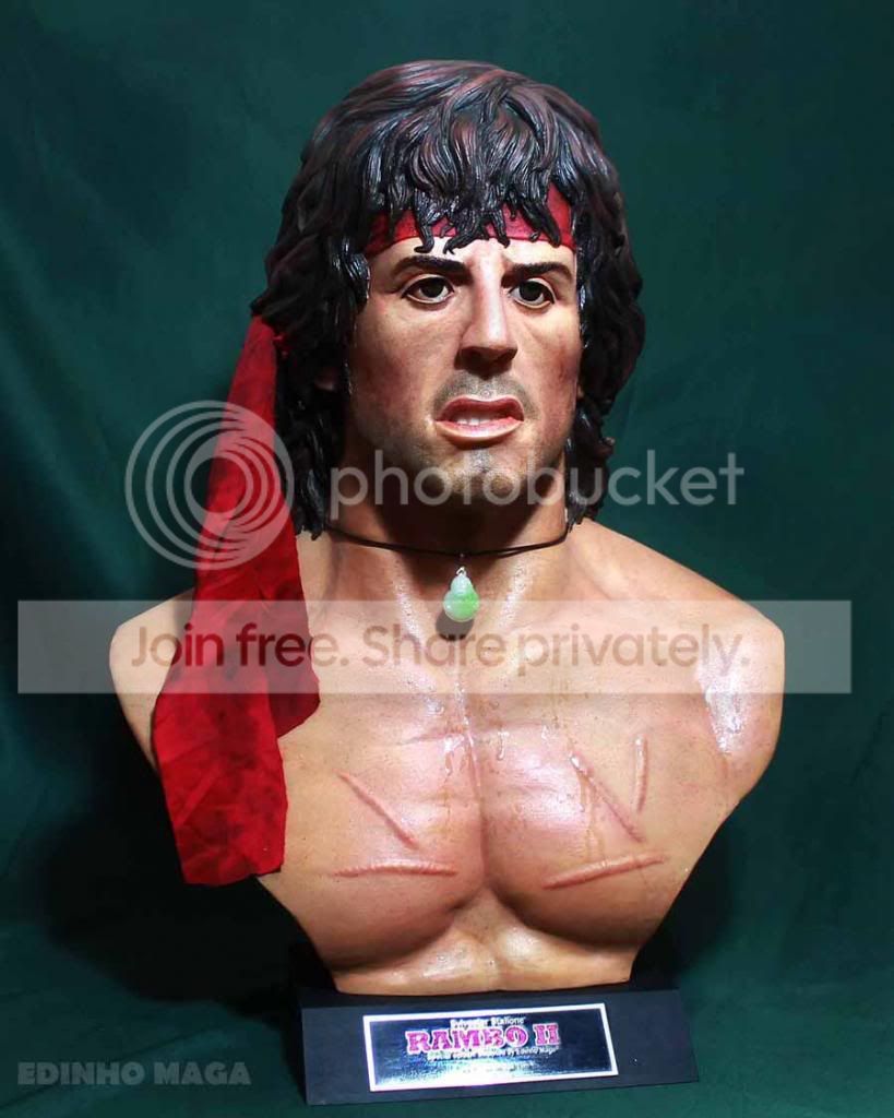 Rambo II Life Size bust | RPF Costume and Prop Maker Community