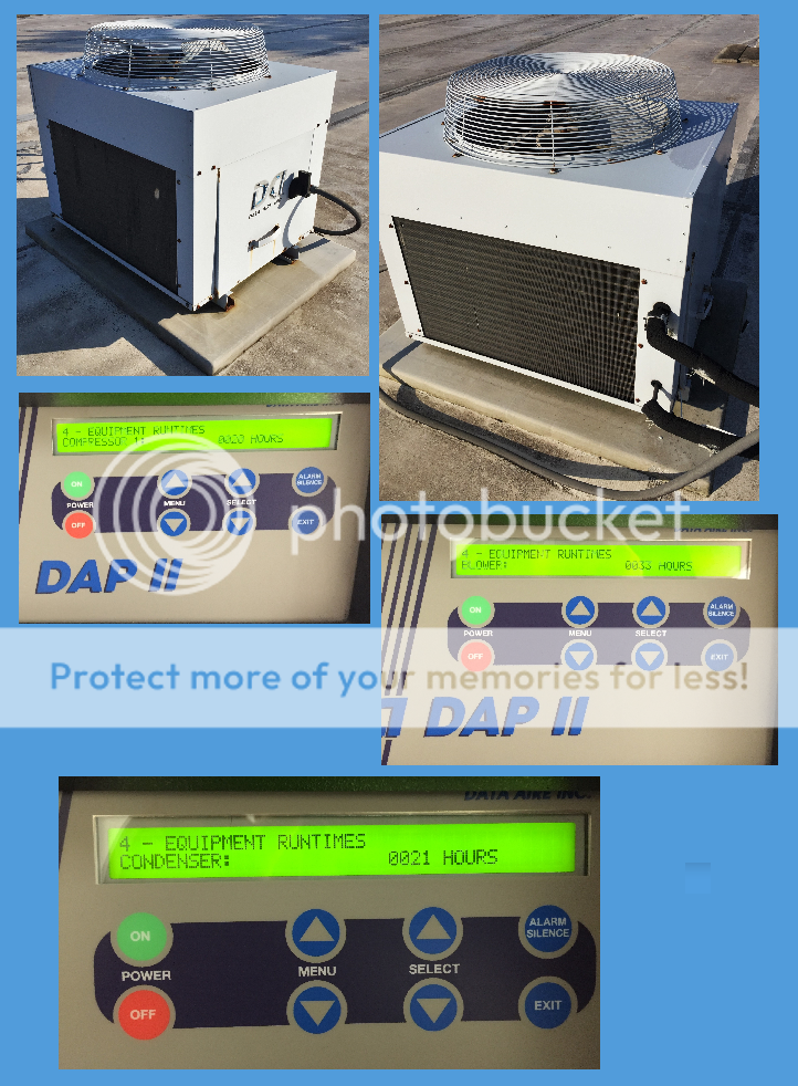 Data Aire HVAC Computer Room Air Conditioner 3 Ton Indoor and Outdoor ...