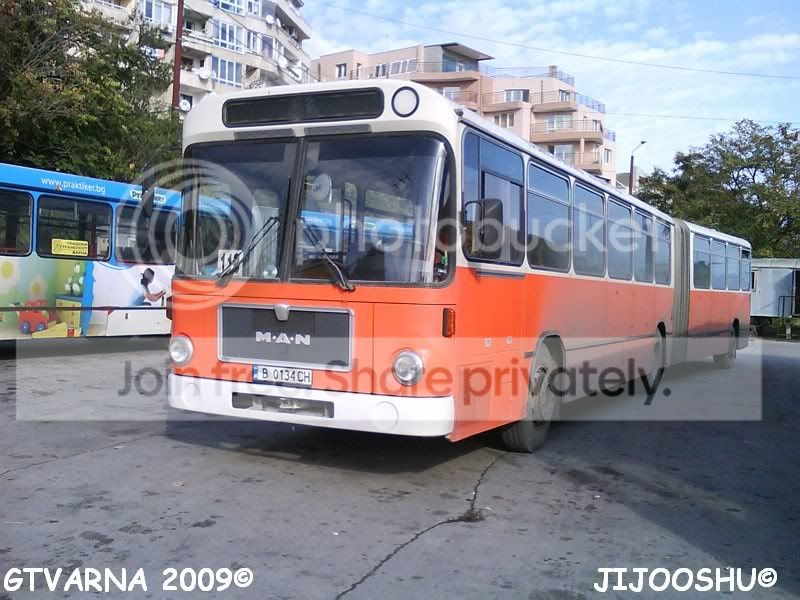 Масов Градски Транспорт Варна - Галерия MAN SG240/280H