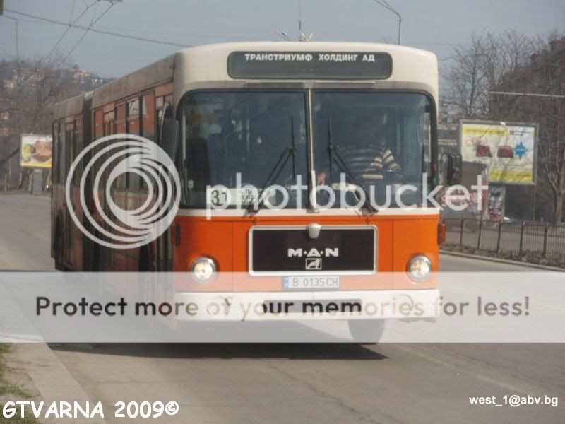 Масов Градски Транспорт Варна - Галерия MAN SG240/280H