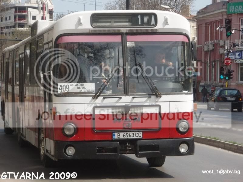 Масов Градски Транспорт Варна - Галерия MAN SG240/280H
