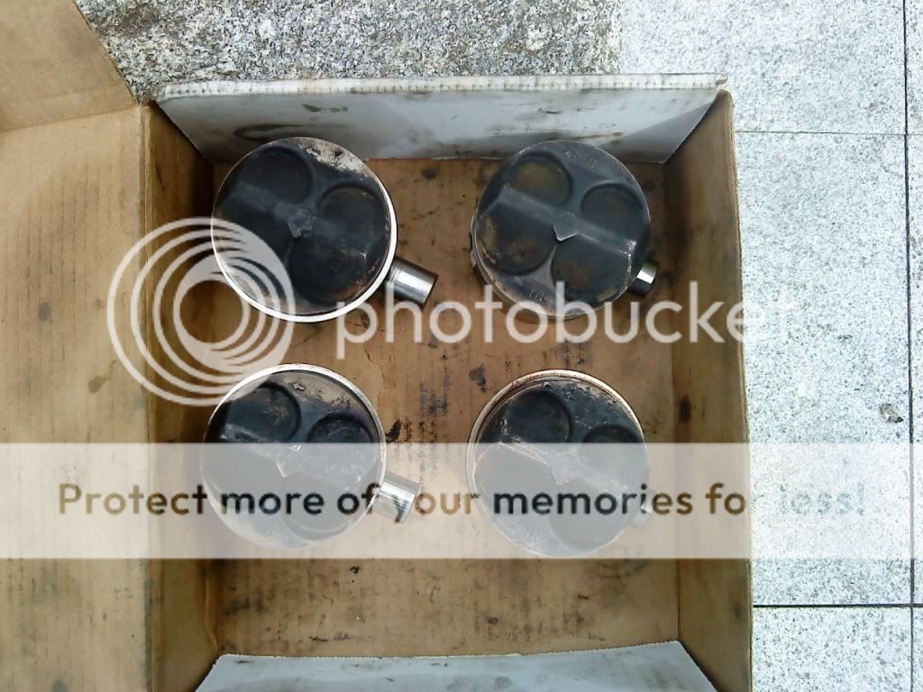 EK9 B16b PISTONS, RODS & CRANK (PERFECT!!) | EK9.org JDM EK9 Honda ...